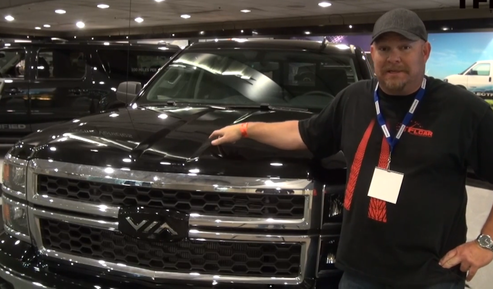 LA Video: 2014 VIA Motors electric plug-in Pickup truck - The Fast Lane ...