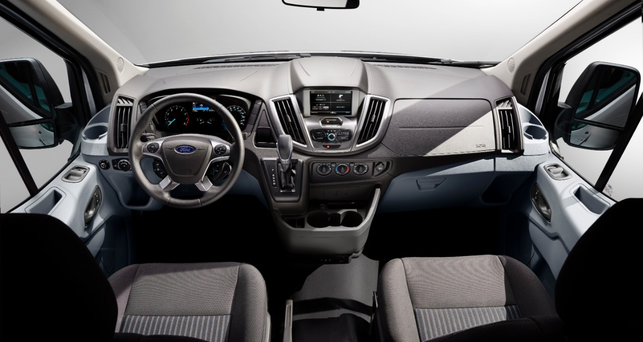 2015_ford_transit_interior_dash - The Fast Lane Truck