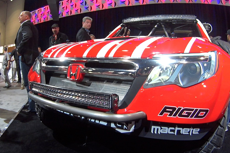 Sneak Peek of the 2017 Honda Ridgeline from SEMA [Video] - The Fast ...