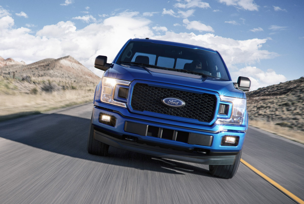 2018-ford-f-150-sport-blue - The Fast Lane Truck