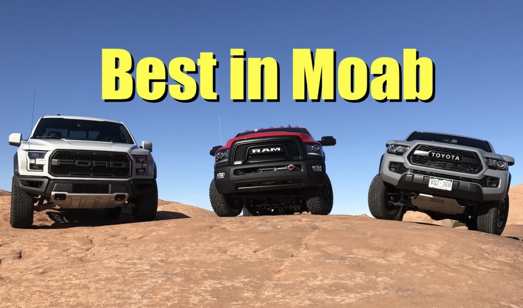 2017 Ford Raptor, Toyota Tacoma TRD Pro, and Ram Power Wagon Drive Into ...