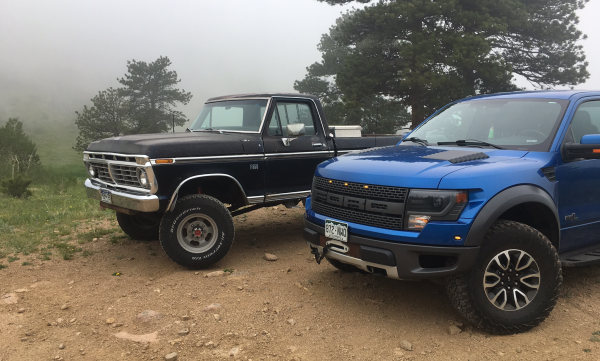 Old vs New: Ford F250 Highboy and Ford Raptor Take on Cliffhanger 2.0 ...