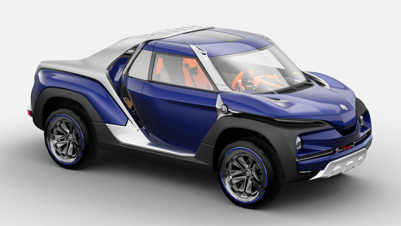 Yamaha Cross Hub Concept upper front quarter - The Fast Lane Truck