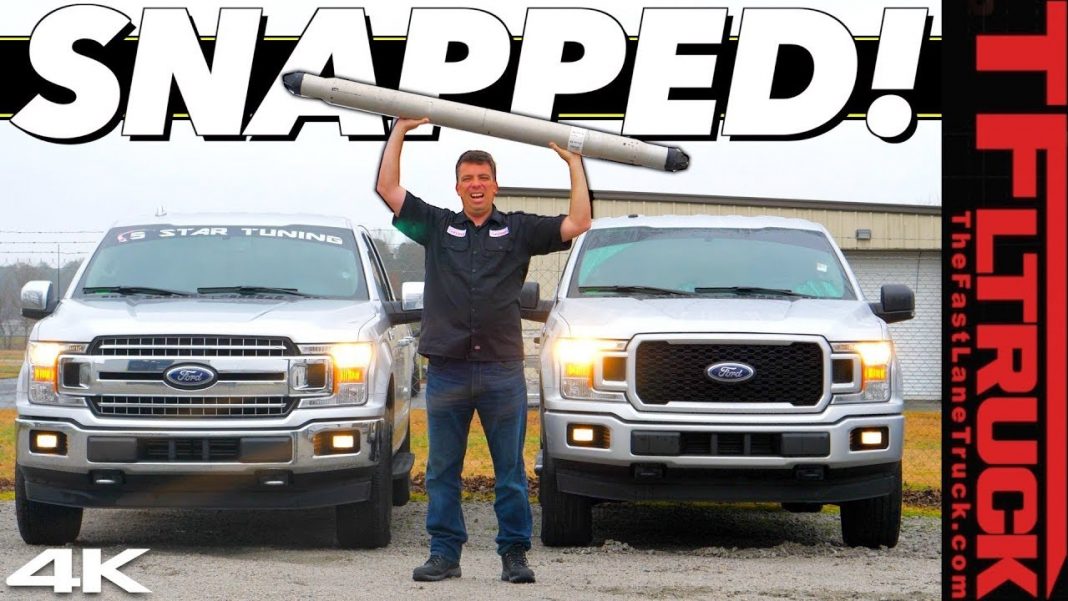 We Broke a Tuned Ford F-150 Drag Racing with a Heavy Trailer: 5 Star ...