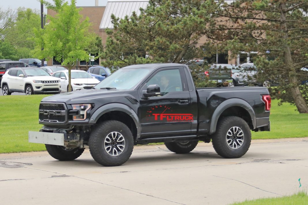 Spied! Single Cab Ford F-150 Raptor Caught Testing...Or Is It A Bronco ...