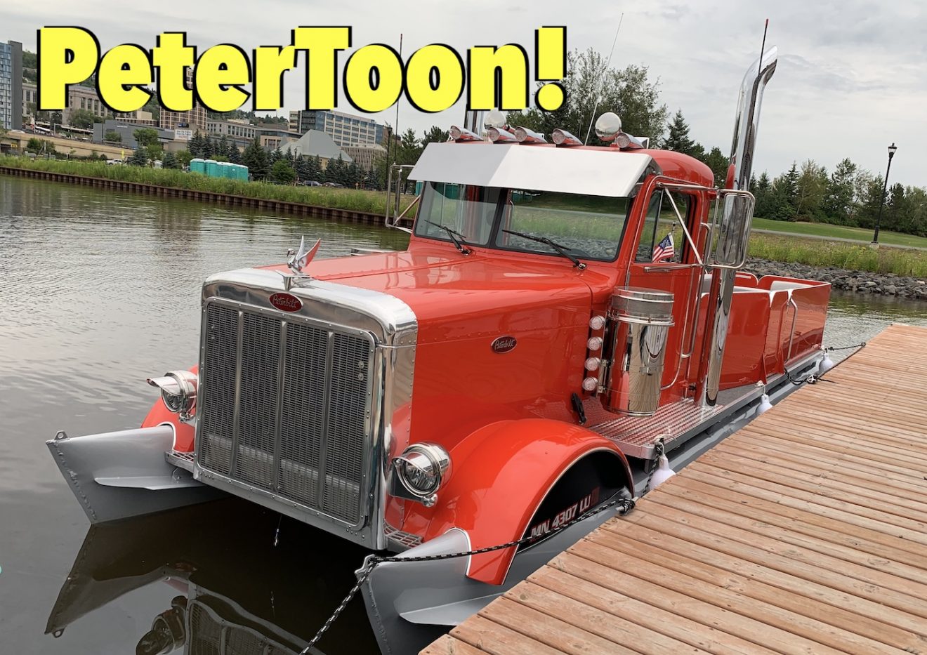 PeterToon! This Peterbilt Big Rig Pontoon Boat is Ready to Party! - The ...