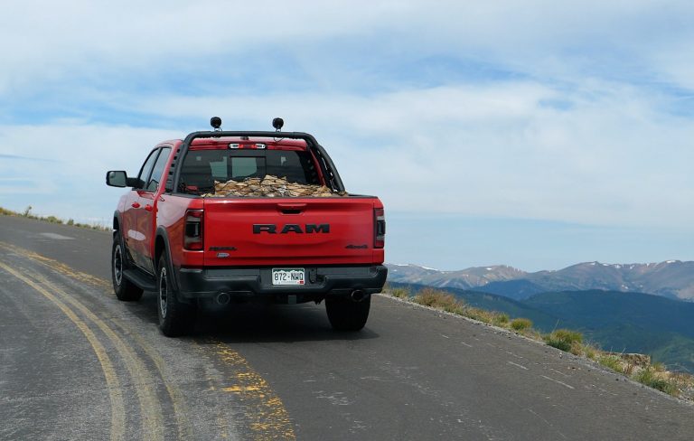 Don't Look Down! We Drive a Fully Loaded Ram Up America's Highest Road ...