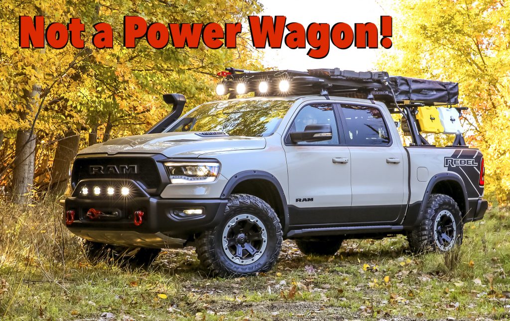 No Way! This Diesel Ram Rebel Overland Rig Has a Winch and So Much More ...