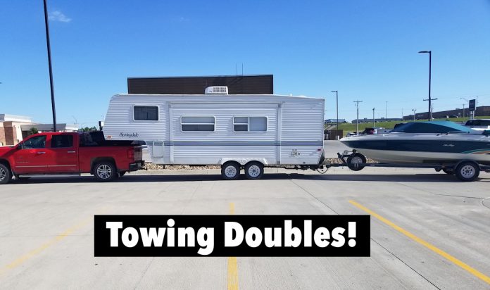 Weekend Land Train: Towing Two Trailers For Fun! - The Fast Lane Truck