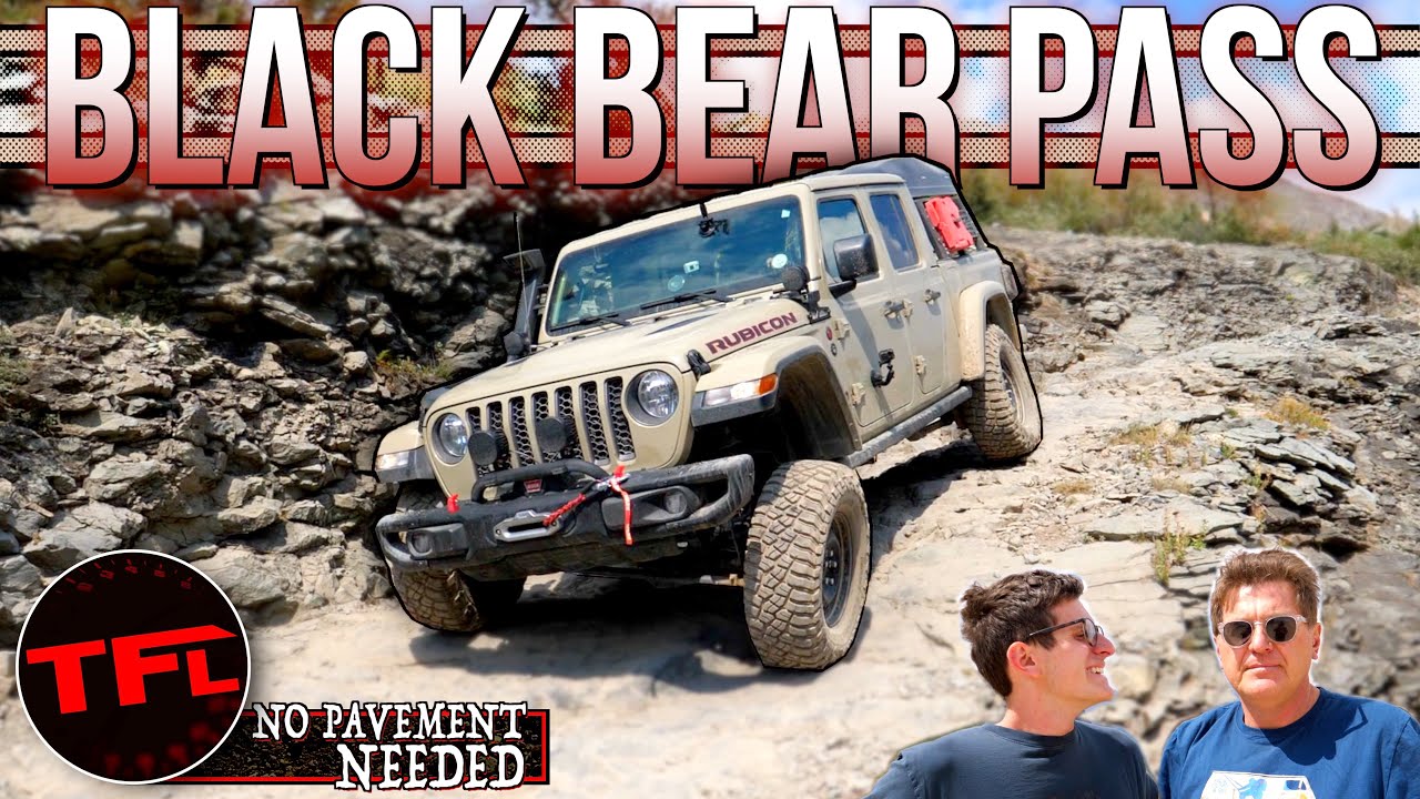 1,000 Ft Drop! Can a Long Wheelbase Jeep Gladiator Conquer the Black ...