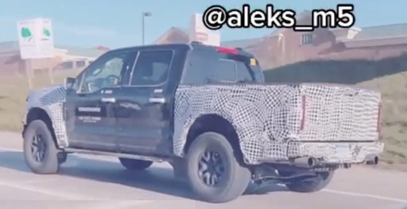 Spied! New Ford Raptor Prototype Is Towing a Large Trailer - The Fast ...