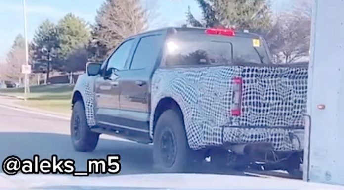 Spied! New Ford Raptor Prototype Is Towing a Large Trailer - The Fast ...