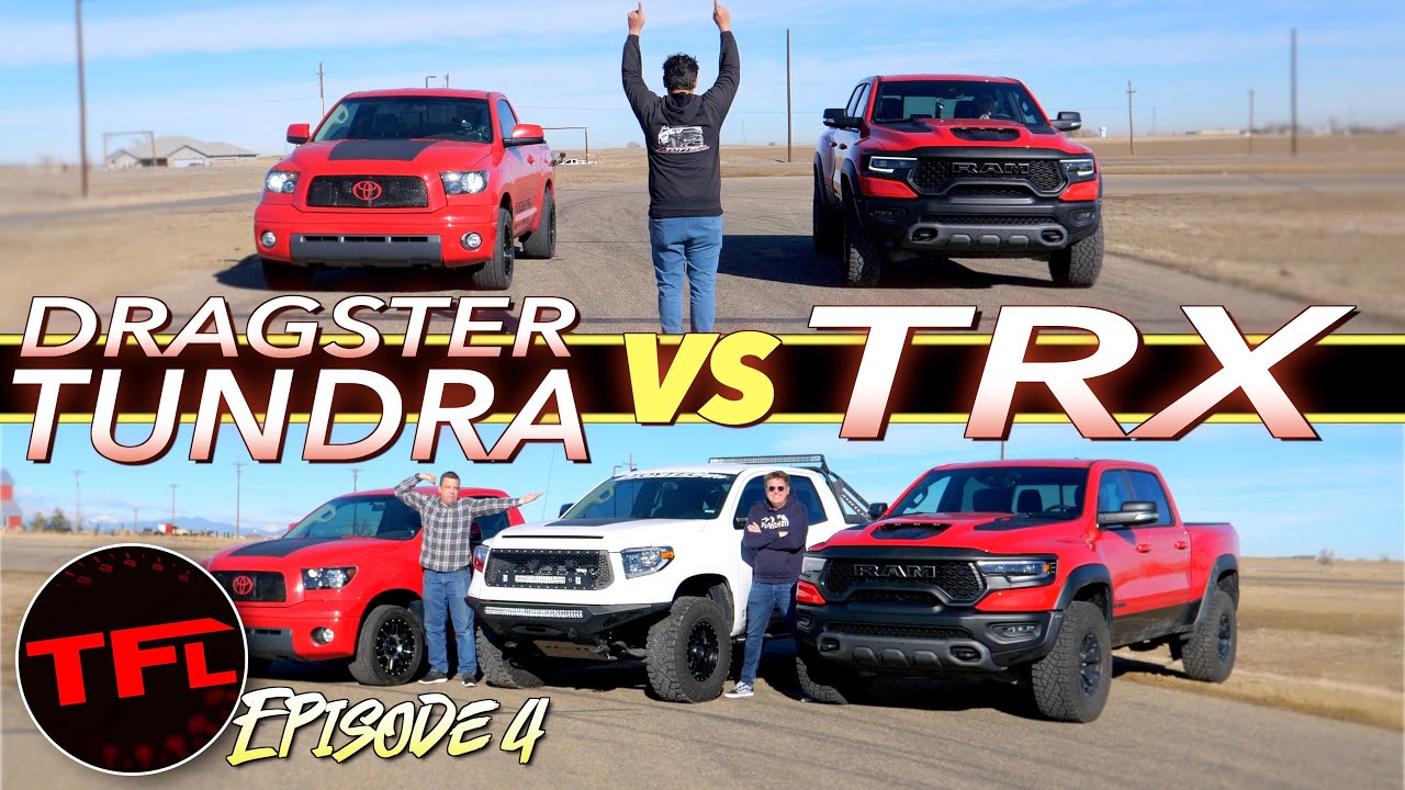 Does a Tundra Dragster Truck Finally DEFEAT the Ram TRX in a Drag Race ...