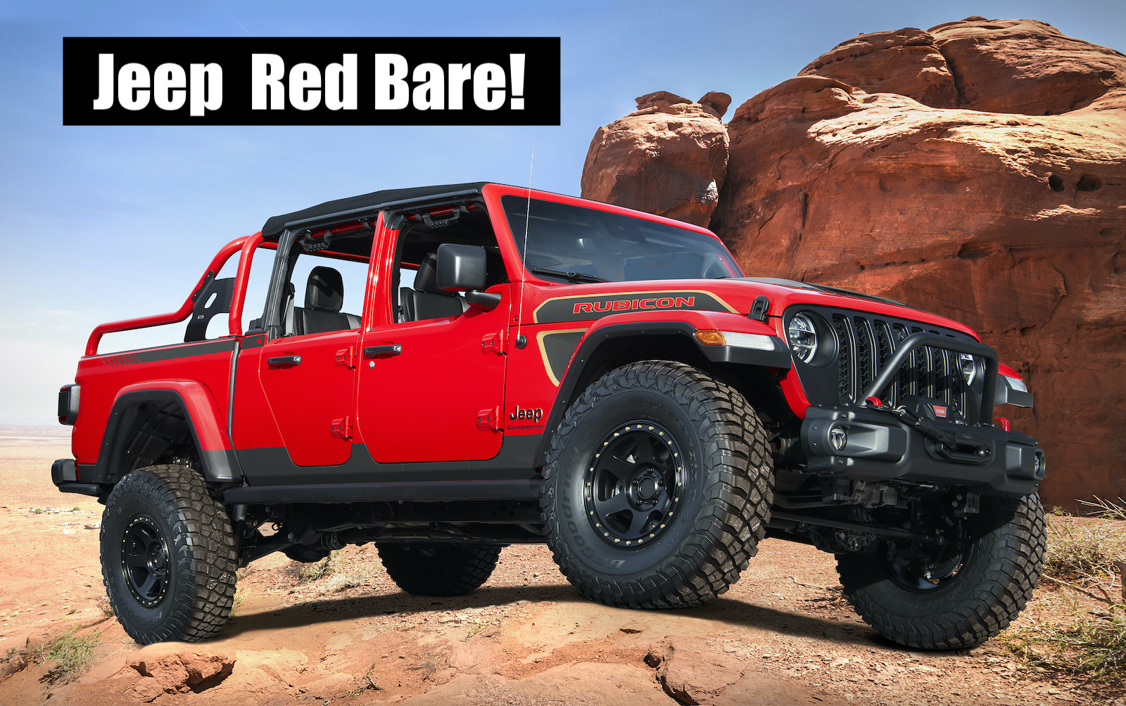 Video: Check out the Jeep Red Bare Concept - the 2021 EJS Jeep Truck on ...