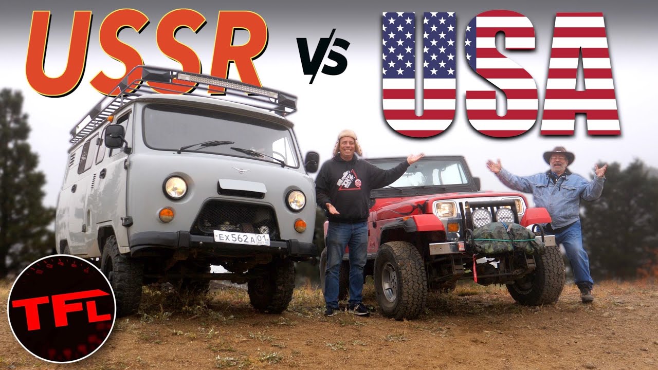 Video: Buhanka vs Jeep: I Test American Ingenuity Versus Russian Dirty ...