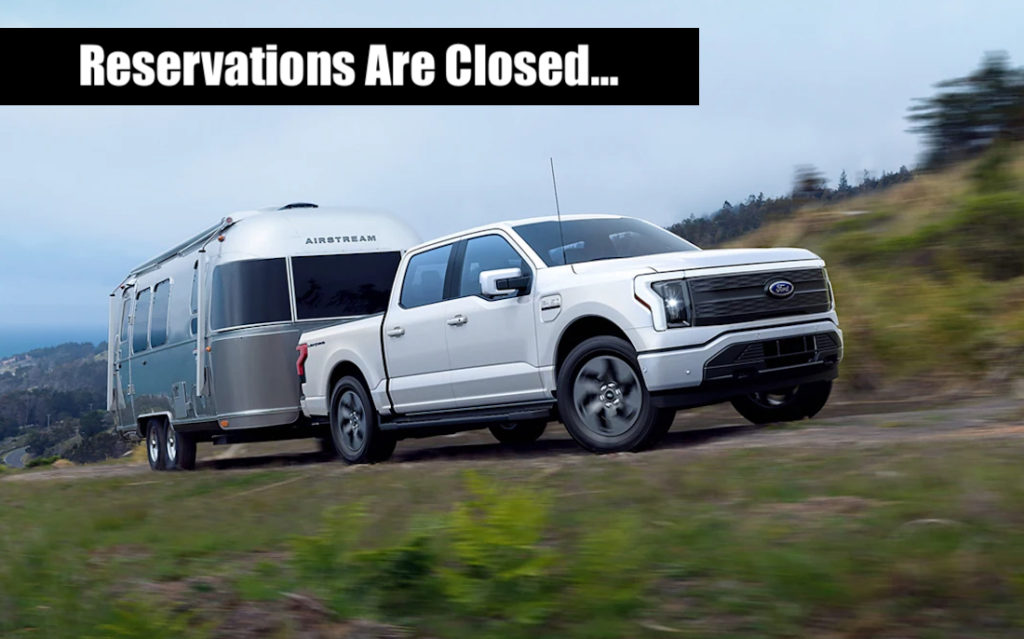 2022 Ford F-150 Lightning Reservations Are Closed - Ordering Begins ...