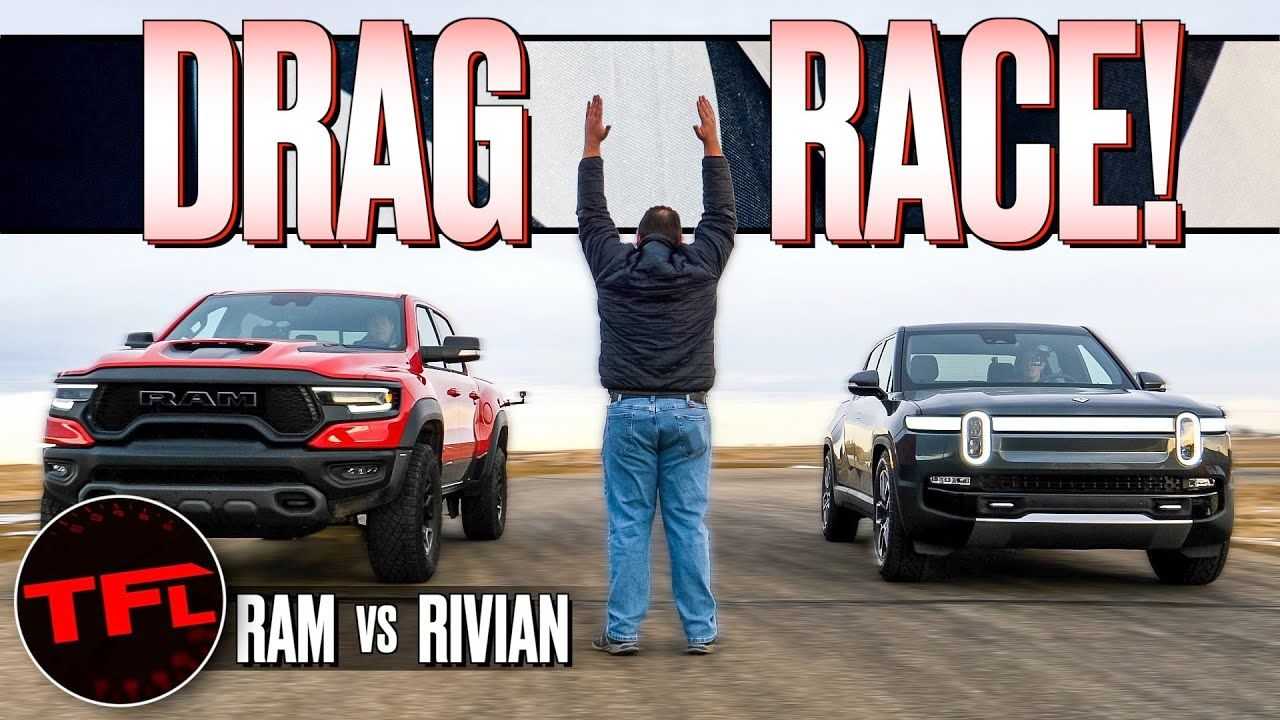 Video: FIRST EVER Ram TRX vs Rivian R1T Drag Race: Is The T-Rex Finally ...