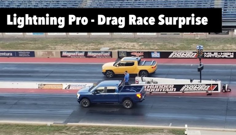 Video: Watch This Base Ford F-150 Lightning Pro Hold Its Own at the ...