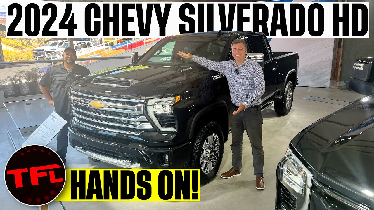 (Video) I Go Hands-On with the 2024 Chevrolet Silverado HD: Let's Kick ...