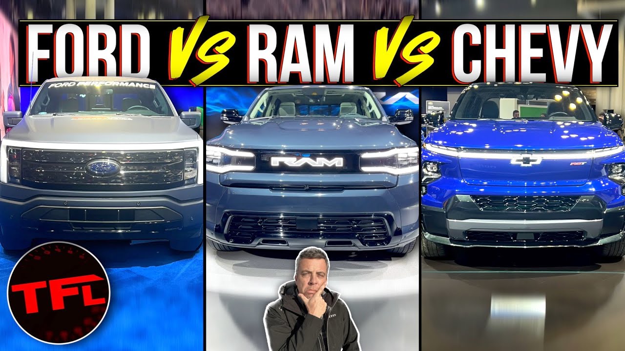 Video: Ford vs Ram vs Chevy: One of These New EV Trucks Has a LOT More ...