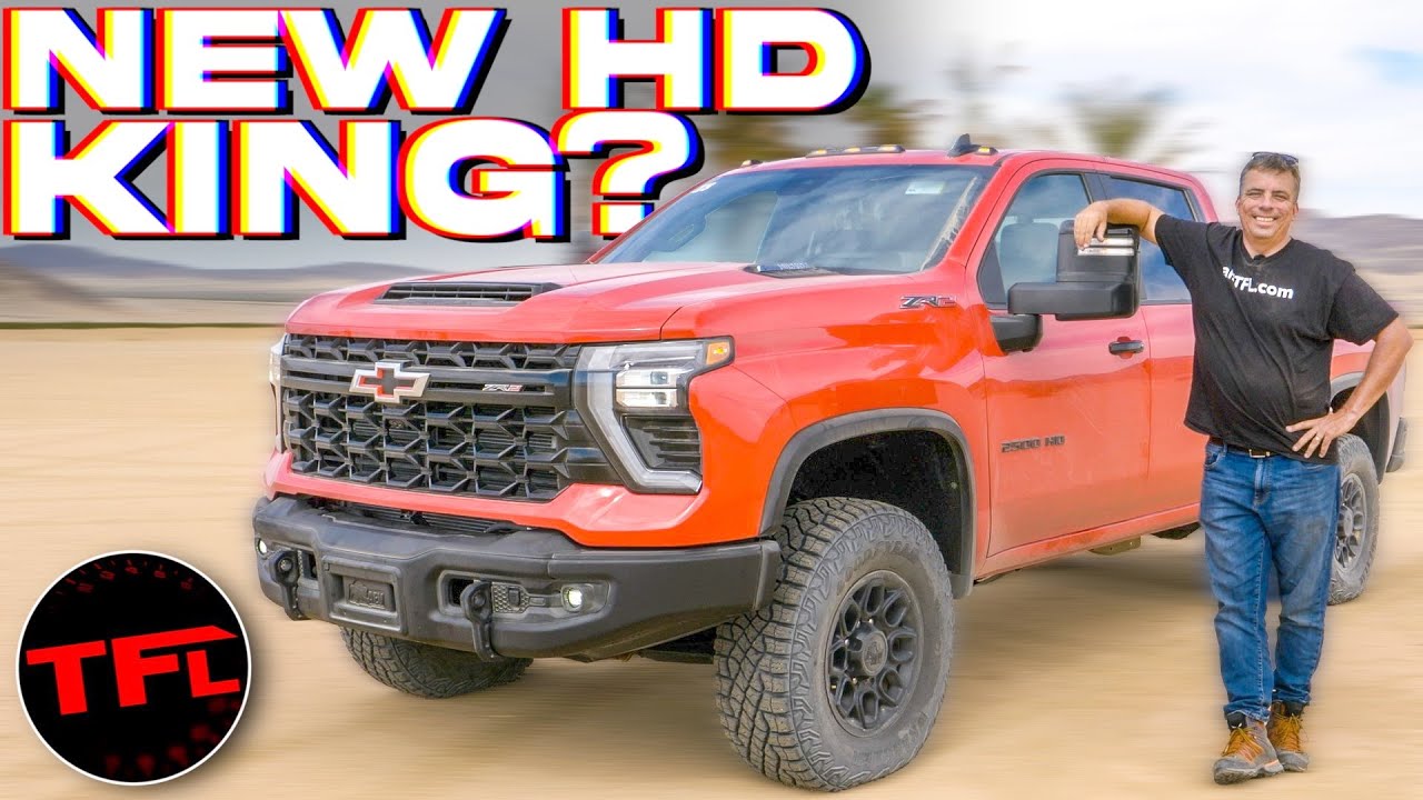 Video: 2024 Chevy Silverado HD ZR2 vs Ford Super Duty Tremor vs Ram HD Rebel & Power Wagon ...