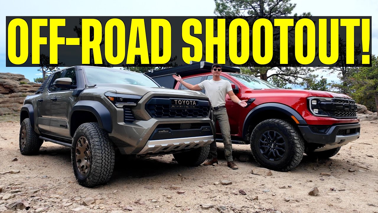 Video: Toyota Tacoma TrailHunter vs Ford Ranger Raptor vs Our Most ...
