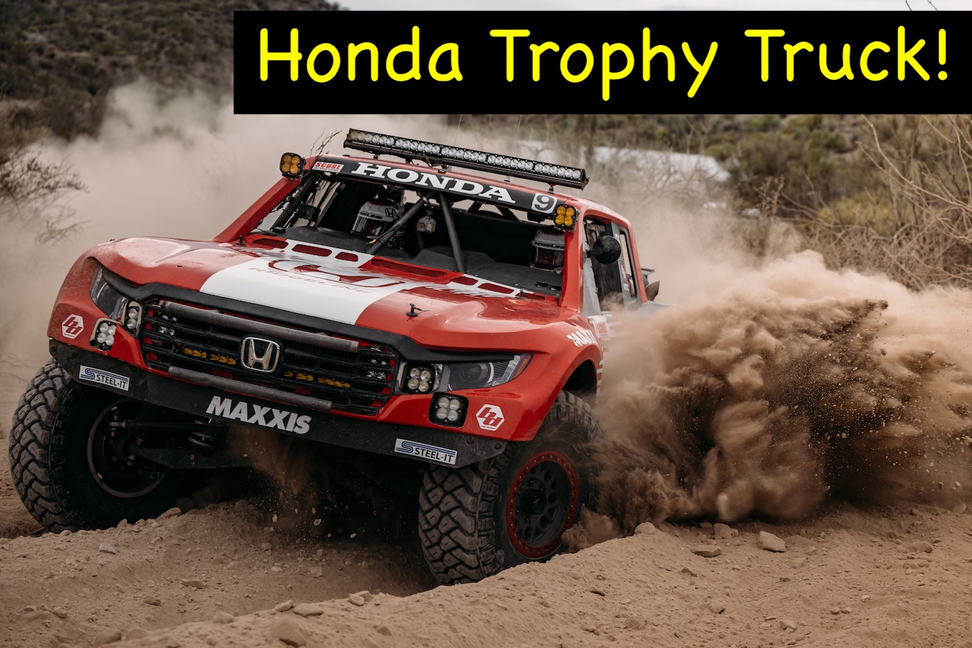 Did You Know? This 550 HP Twin-Turbo Honda Ridgeline Trophy Truck Has ...