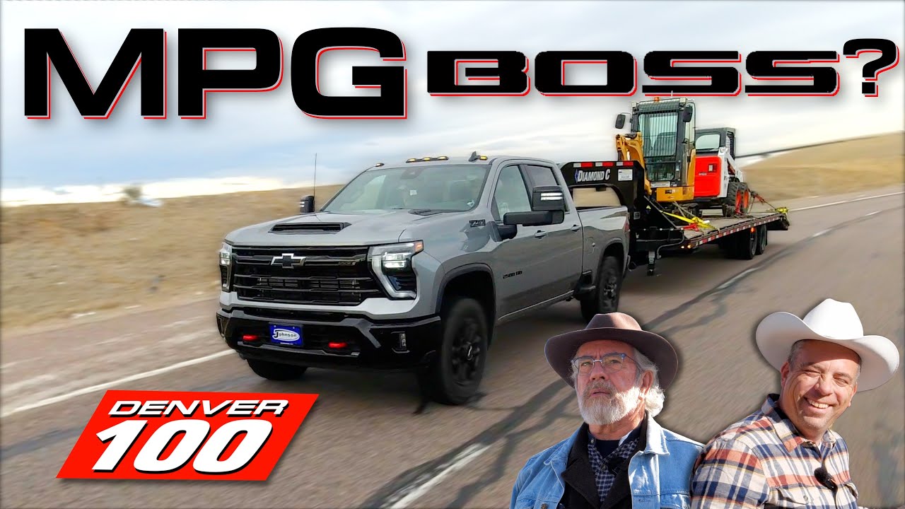 Video: We Max Out a New 2025 Chevy Silverado HD Diesel Trail Boss To See How Far It Can Go ...