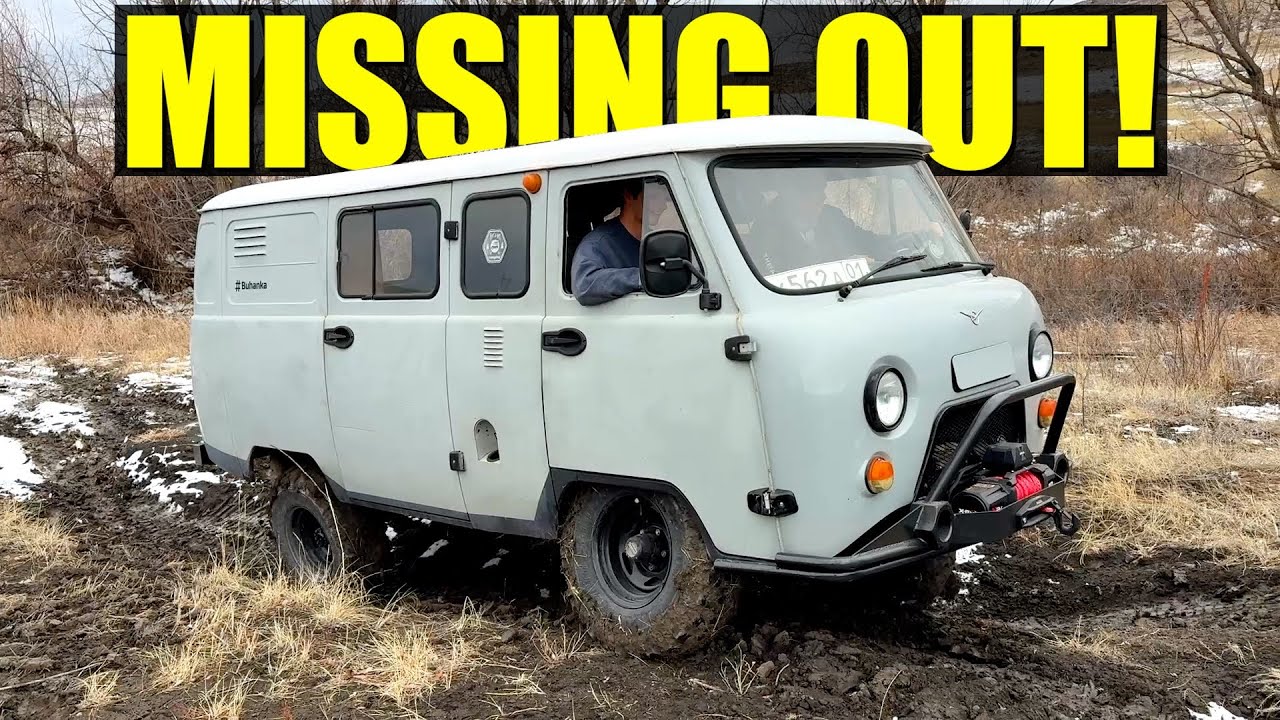 Video: Can the Buhanka Soviet 4x4 Van Survive a Muddy Pit After Being ...