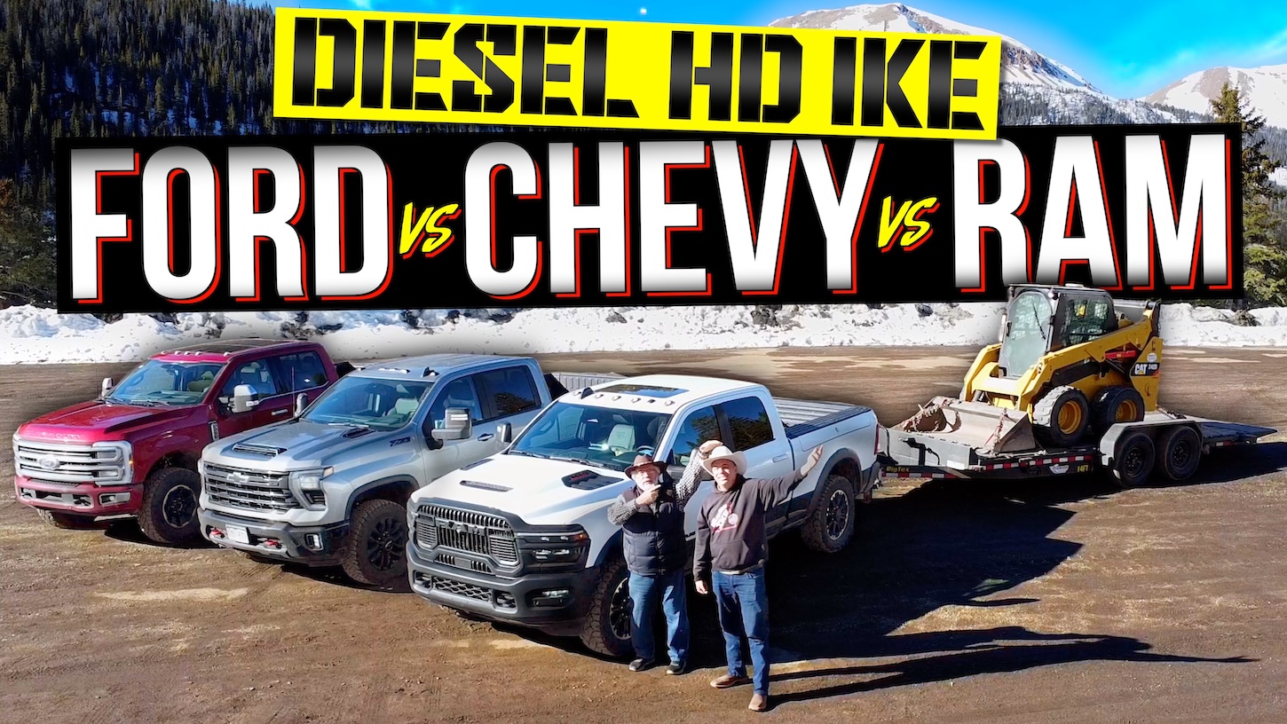 Video: Ram 2500 Cummins vs Chevy Silverado 2500 Duramax vs Ford F-250 ...