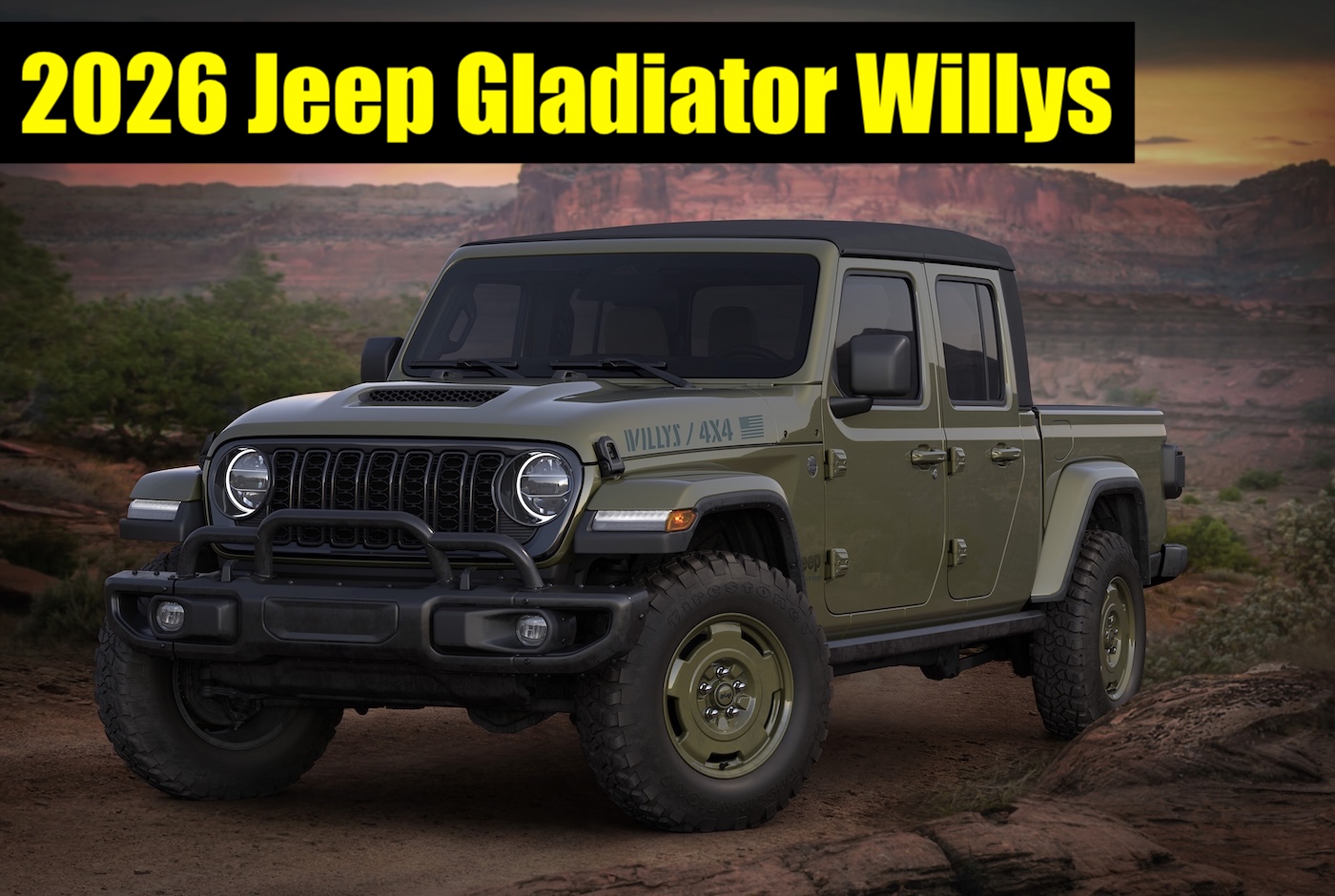 2026 Jeep Gladiator Willys '41 Turns Up the Style with Exclusive ...