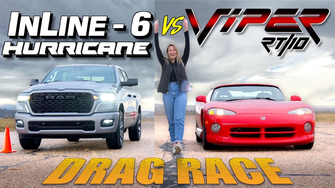 Video: Can a 2026 Ram 1500 Hurricane Turbo Truck Beat a Dodge Viper RT ...